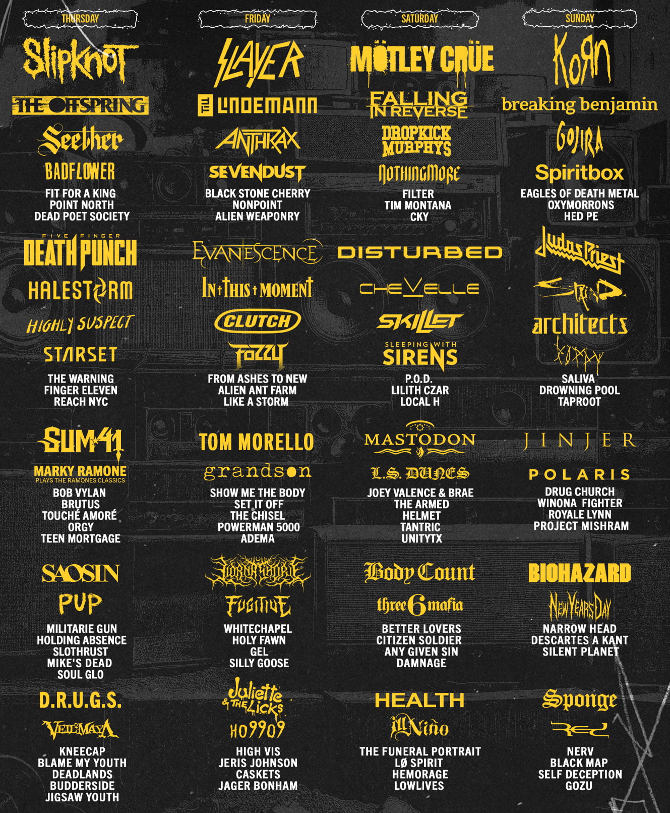Louder Than Life Festival Lineup: Your Ultimate Guide to this Year's ...