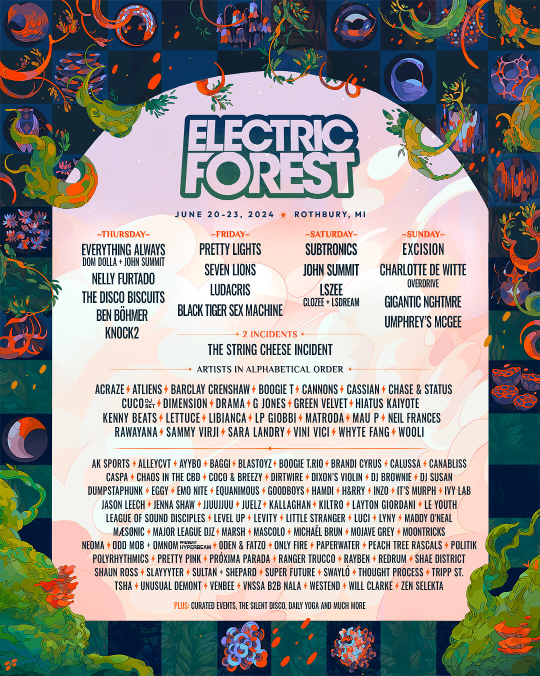 Unveiling the Electric Forest Festival Lineup: Get Ready to Dance Under ...